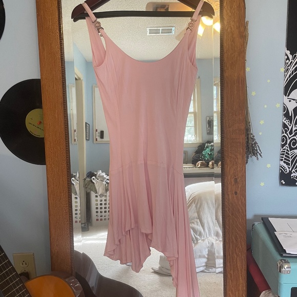 Versace | Dresses | Gianni Versace Pink Mermaid Core Dress | Poshmark